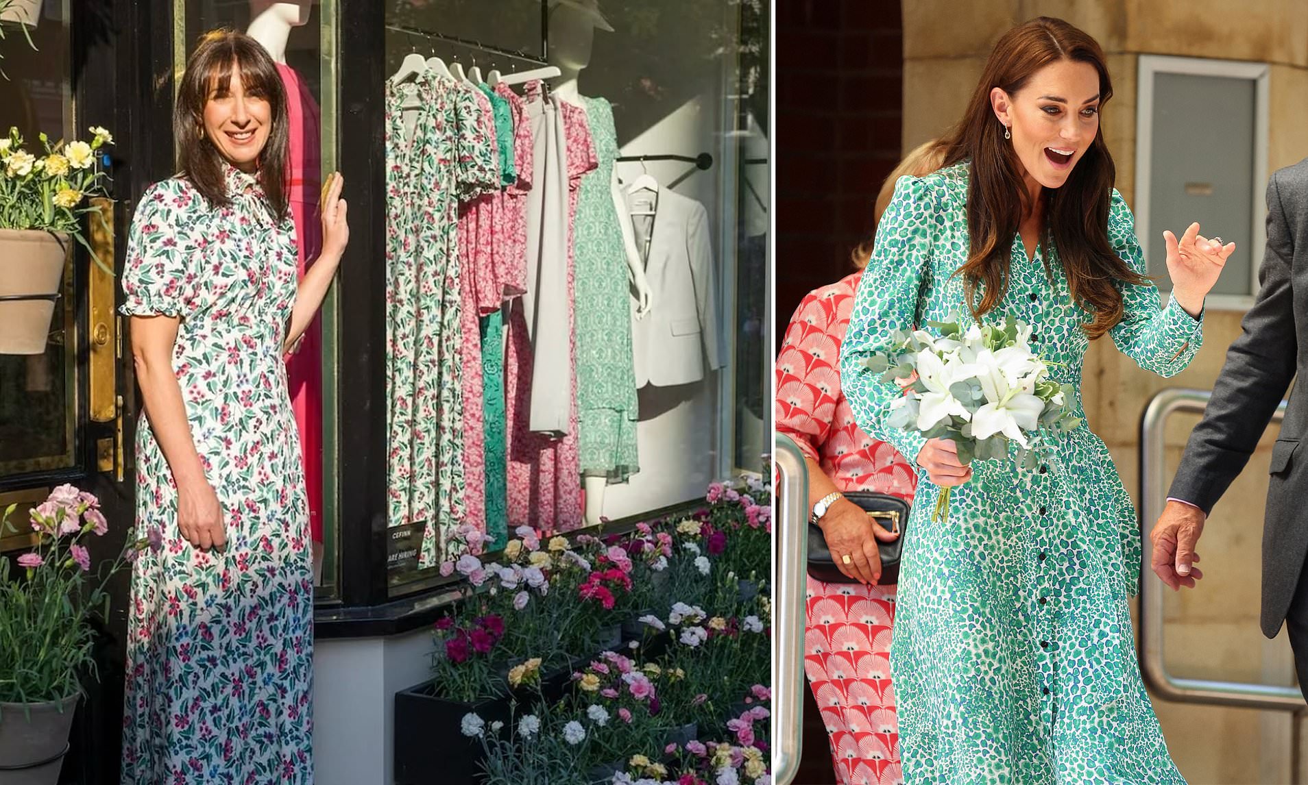 Samantha Cameron's fashion firm folds: Brand worn by Kate and Queen ...