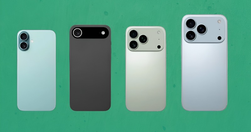 iPhone 17 vs iPhone Air vs iPhone 17 Pro vs iPhone 17 Pro Max detail ...
