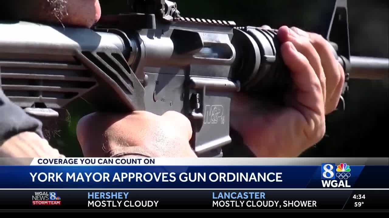 York mayor approves gun ordinance banning devices that increase firing ...