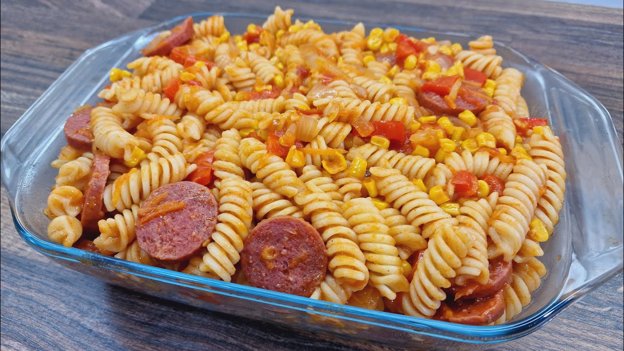 Der Spanier hat mir das Rezept gezeigt! Wenn Sie Wurst und Nudeln haben ...