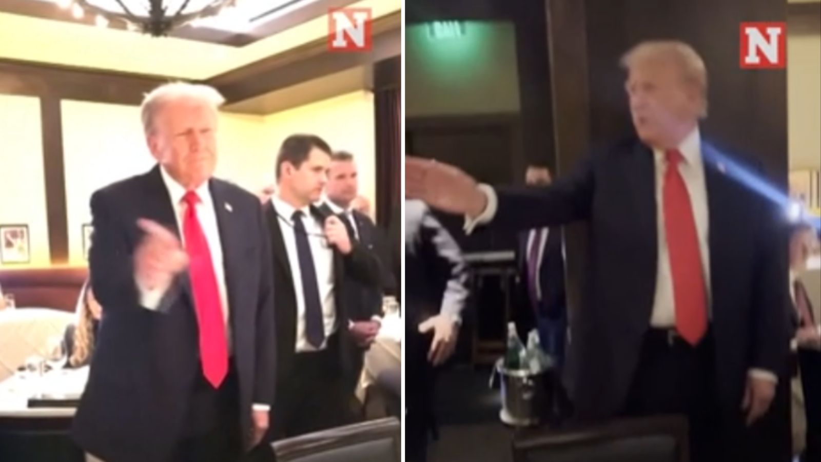 Video shows Trump's reaction to Hitler chants in DC restaurant