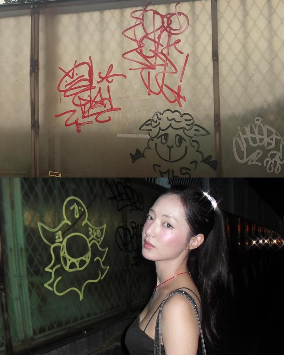 “GAL IS MIND”…박해린, 어둠 속 도발→강렬한 시선의 밤