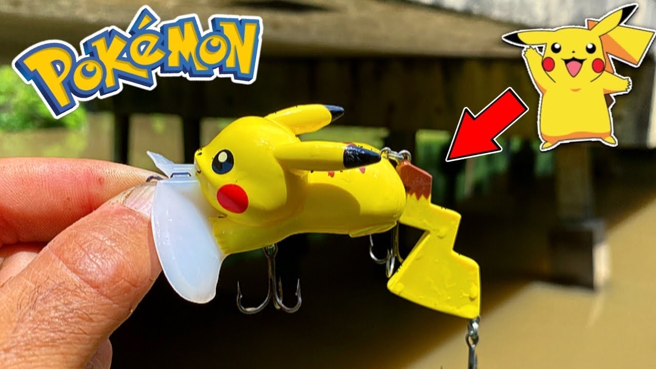 Can we catch them all with Pikachu fishing lure?
