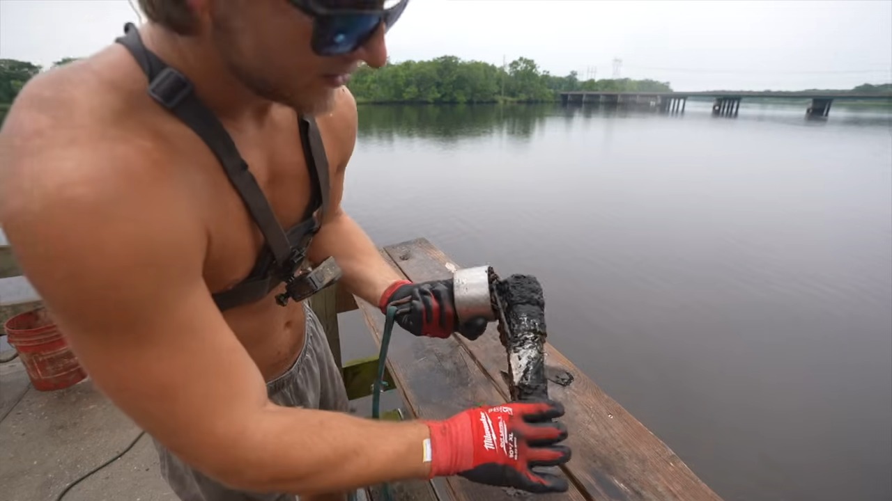 Why This Magnet Fishing Spot Across From The Armory Was So Incredible