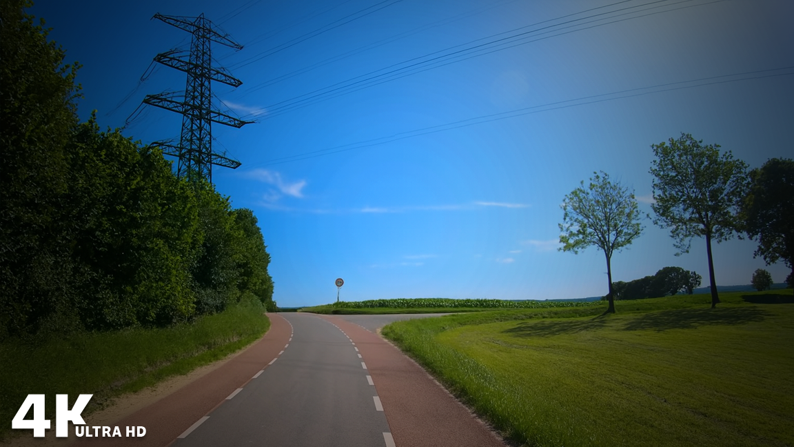 South Limburg Scenic Drive – Dutch Mountains of the Netherlands (4K)