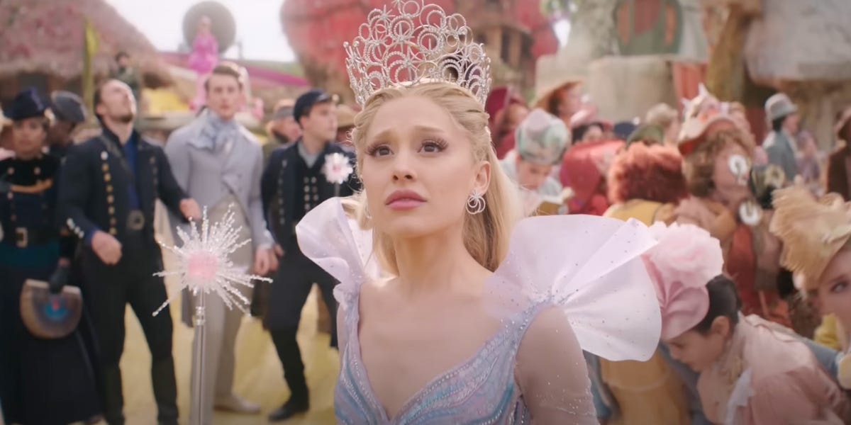 Glinda’s 'Wicked: For Good' Wedding Dress Is a Princess Fit on Ariana ...
