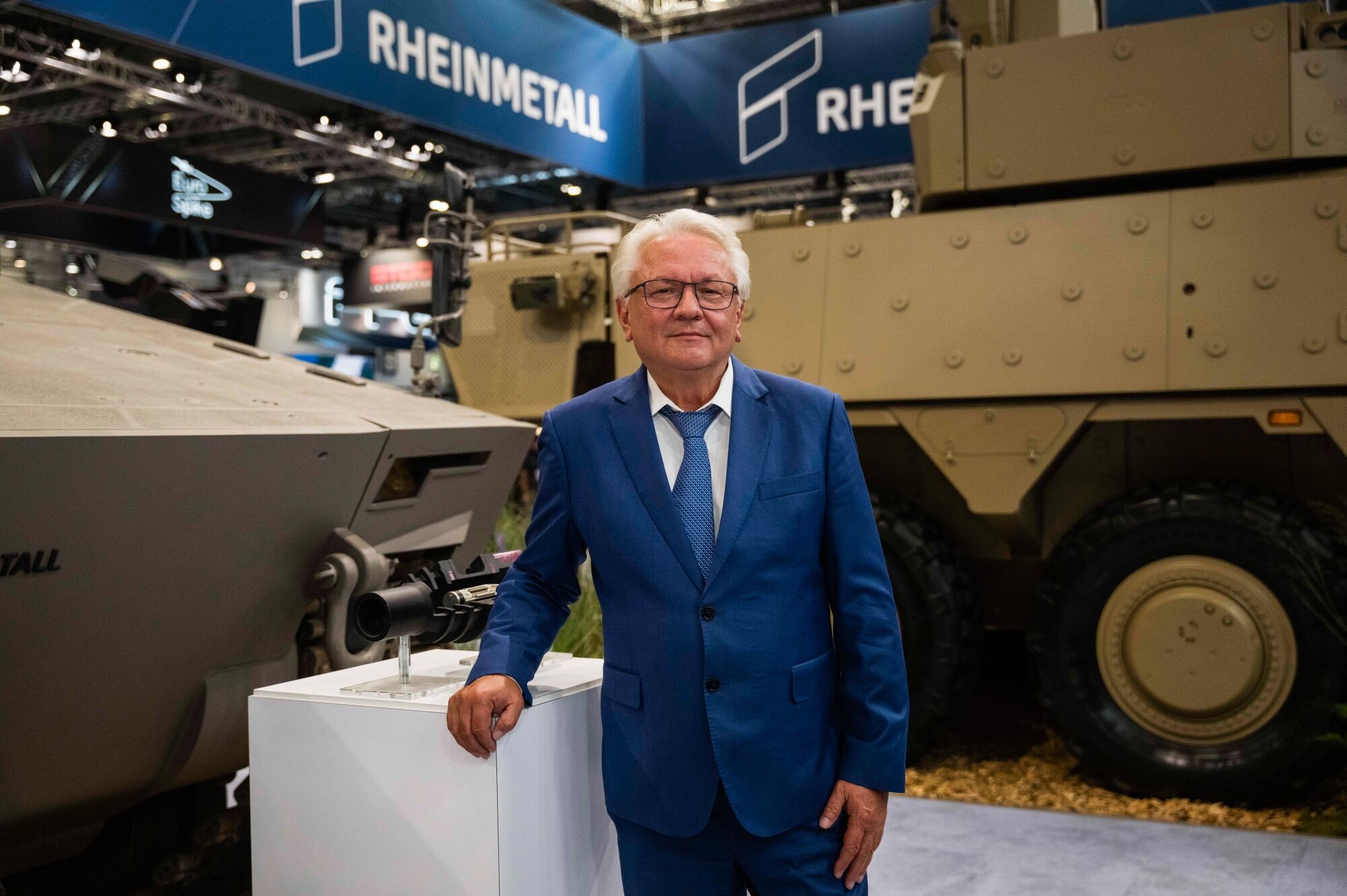 Rheinmetall CEO Backs Profit Goals With No End of War in Sight