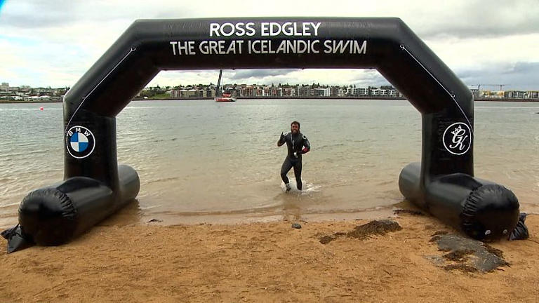 British swimmer Ross Edgley is first to swim around Iceland