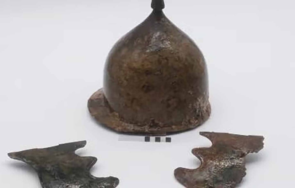 Roman helmet from ancient sea battle found in Mediterranean