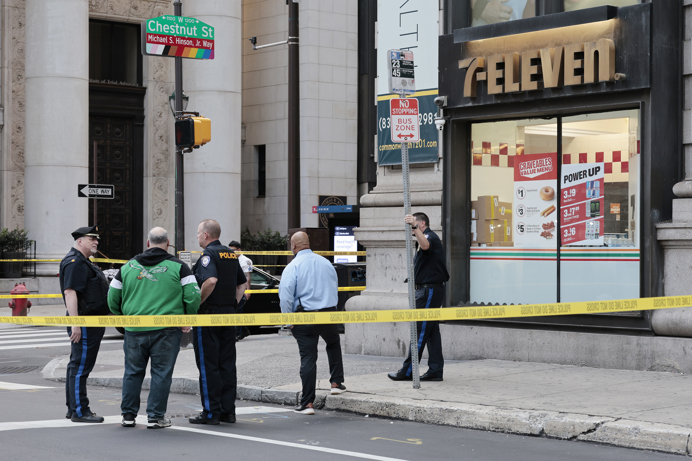 Murder charge in shooting outside Center City 7-Eleven downgraded to ...
