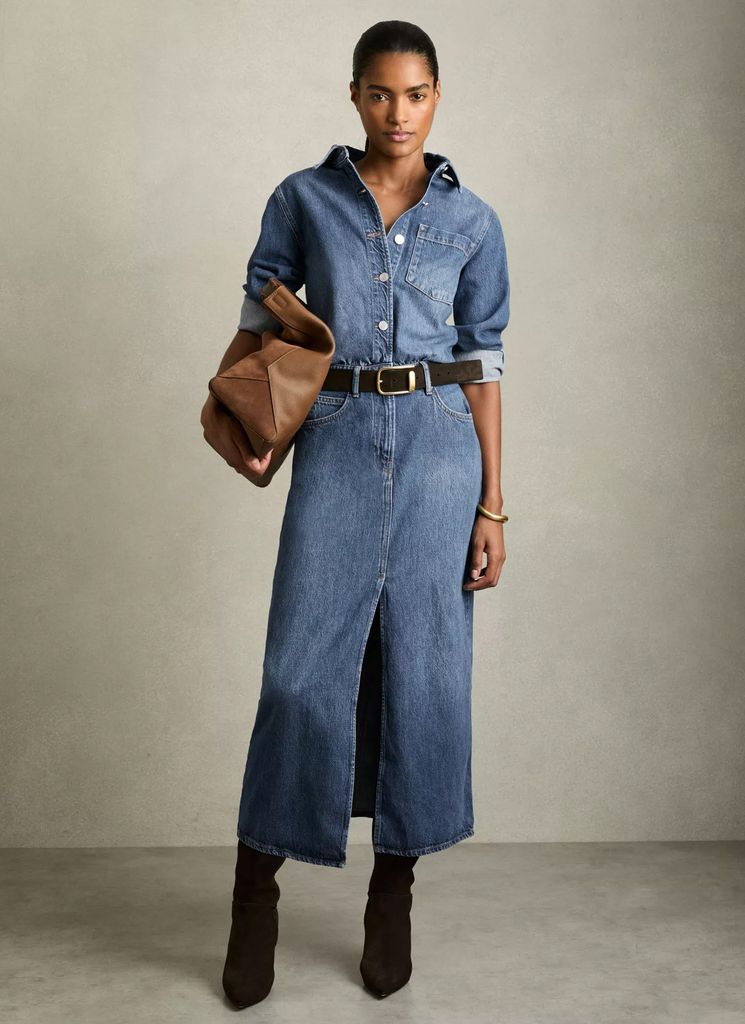 Loved Princess Kate's denim midi dress? M&S just dropped a stylish £40 ...