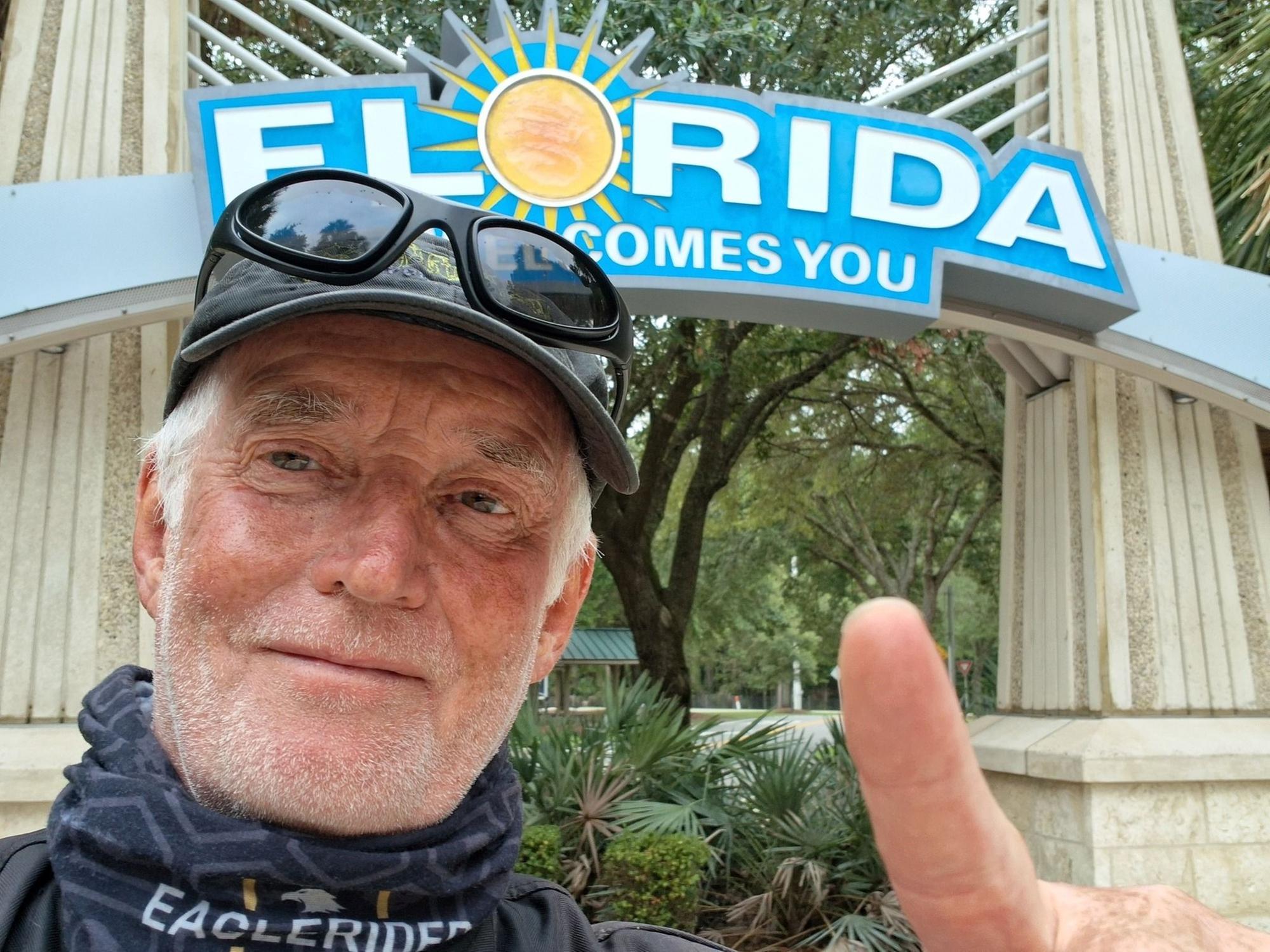 Christopher reaches half-way point on 11,000-mile motorbike journey ...