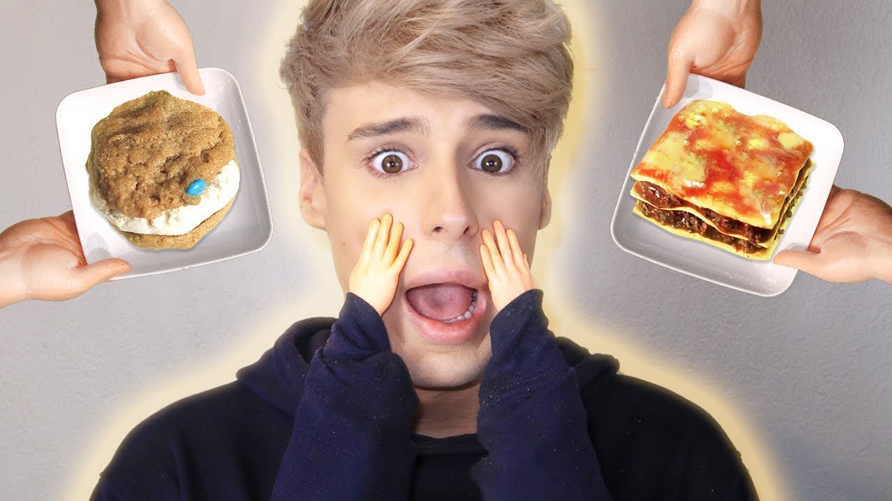 I made mini foods using miniature hands for fun