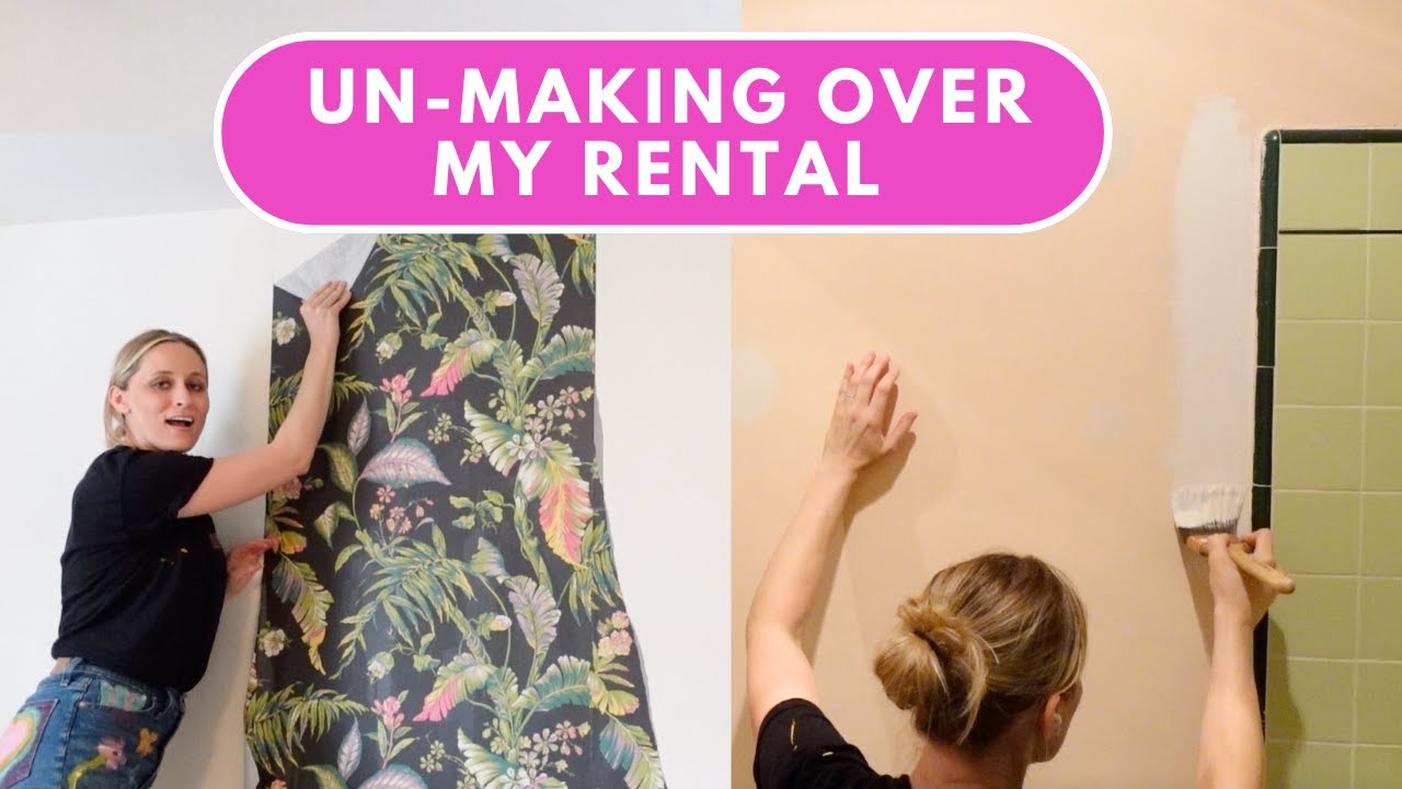 Removing wallpaper and peel-and-stick tiles the easy way