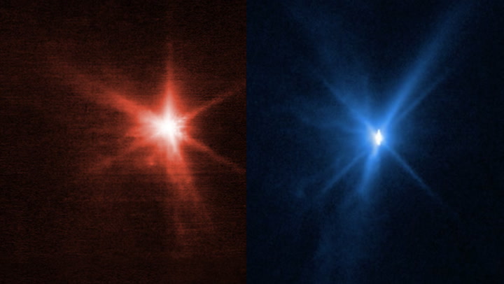 Webb and Hubble Space Telescopes observe the aftermath of DART asteroid ...