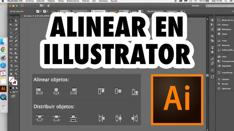 Centrar y alinear objetos en Illustrator: guía práctica definitiva