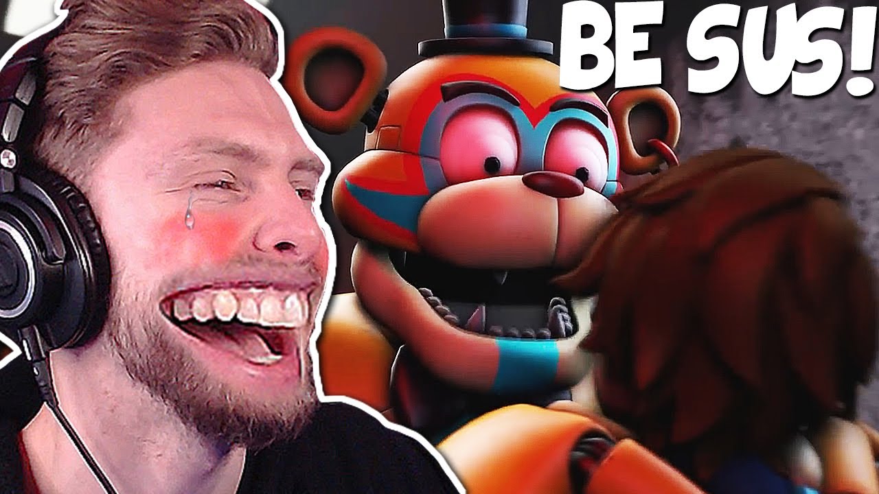 [Security breach] FNAF SB try not to laugh challenge reaction!