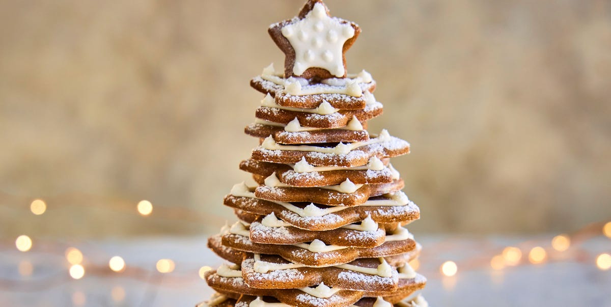 Gingerbread biscuit Christmas tree recipe