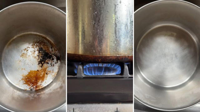 Expert shares incredible hack to get stubborn stains off pans using ...