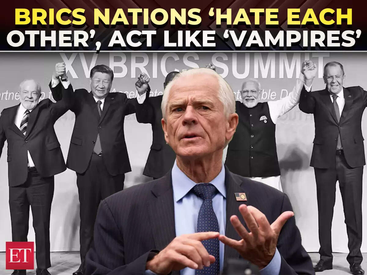'BRICS nations hate each other, act like ‘vampires’ in trade with US': Peter Navarro | Trade War