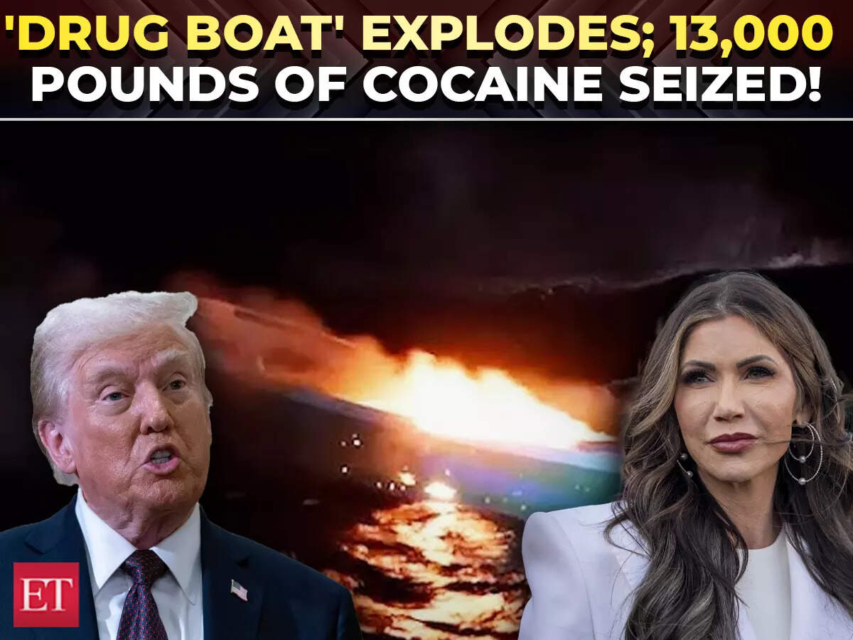 'Captures, burns, and sinks…': US Coast Guard blows up narco boat; 13K ...