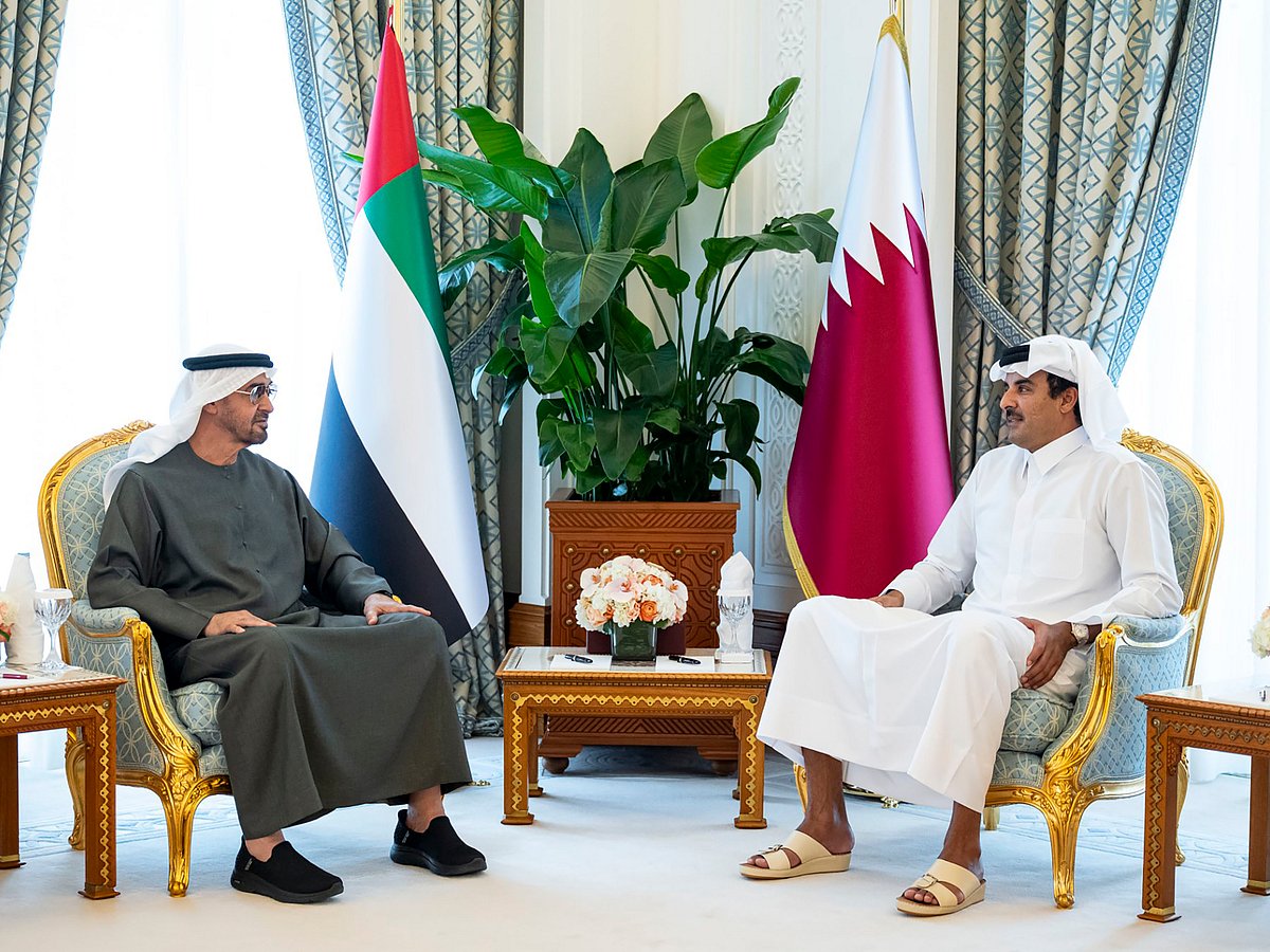 UAE President meets Qatar Emir Sheikh Tamim to discuss repercussions of ...