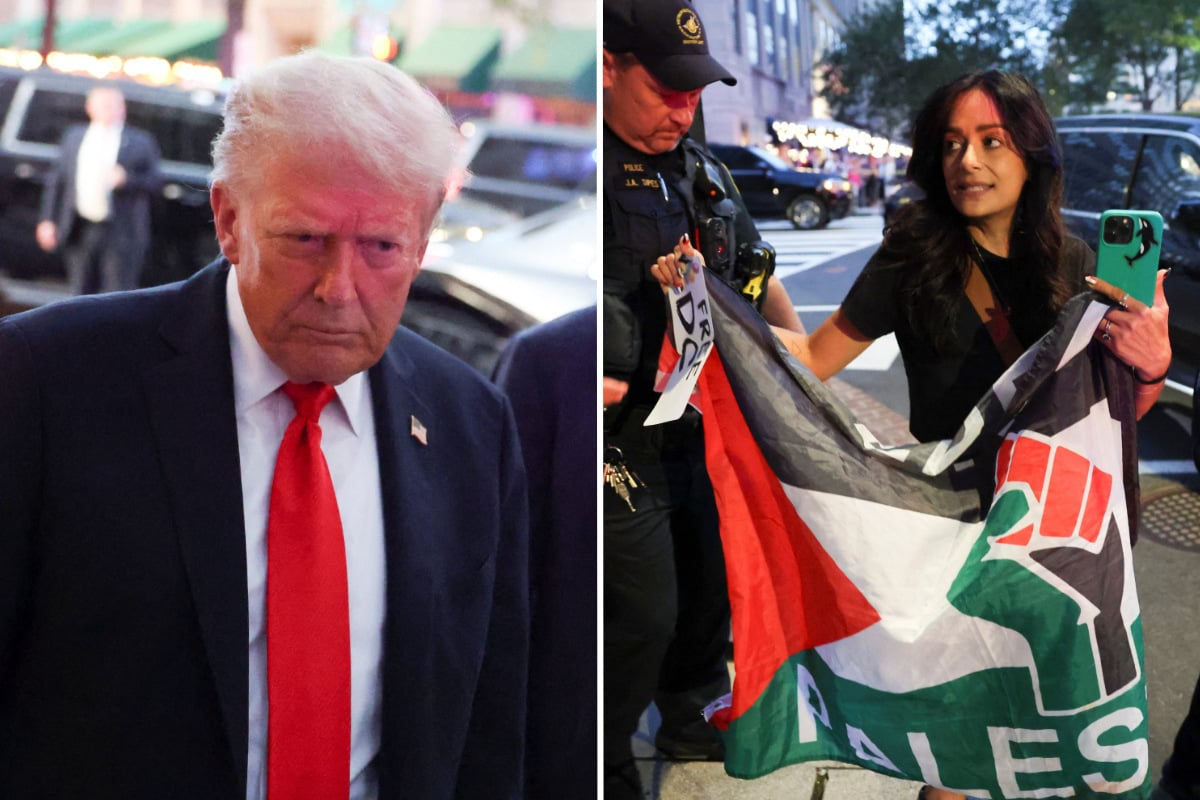 Trump confronted by protesters at DC restaurant in viral video: "Hitler ...