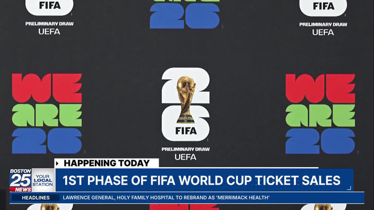 Tickets for FIFA World Cup 2026 matches at Gillette Stadium go on sale ...