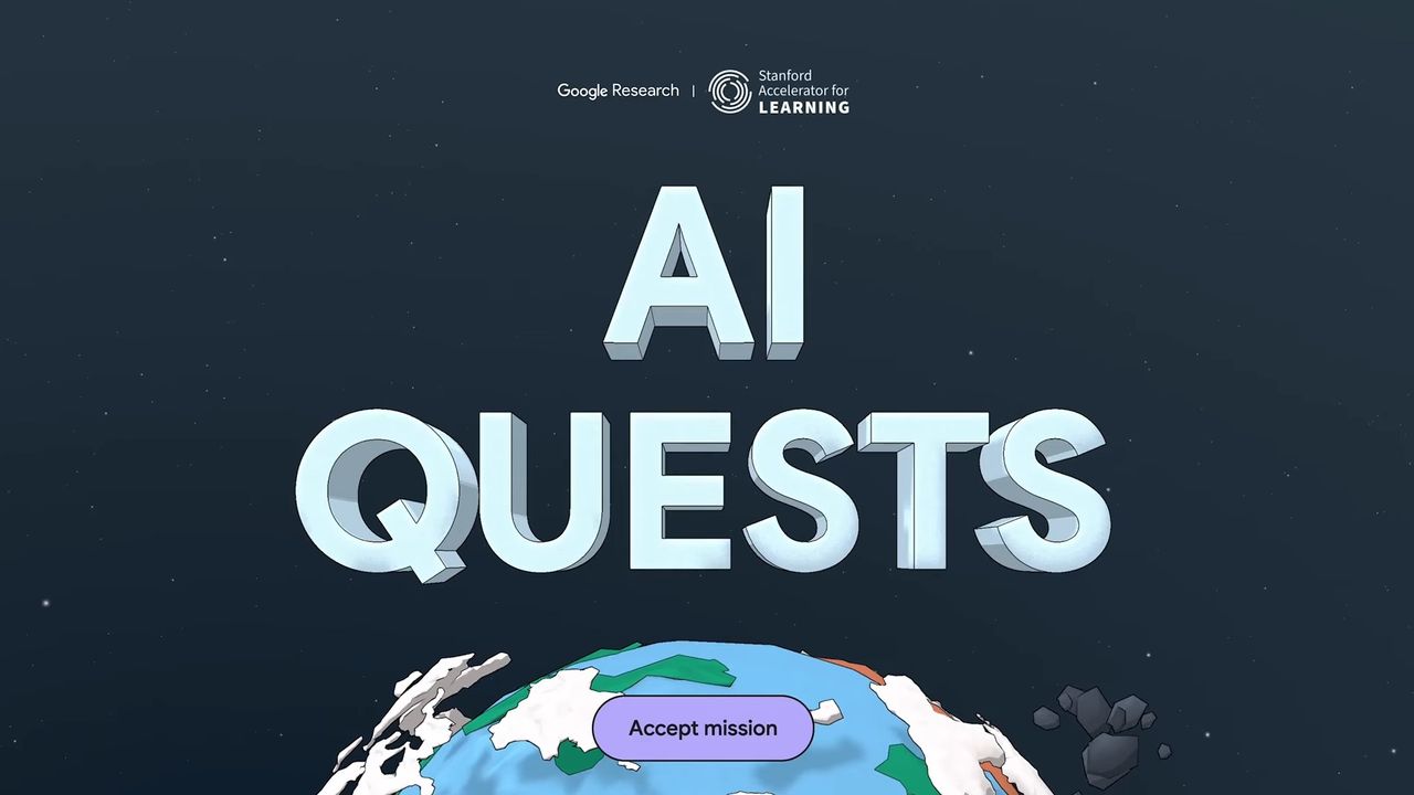 Google's 'AI Quests' treks a literacy path for young students and educators