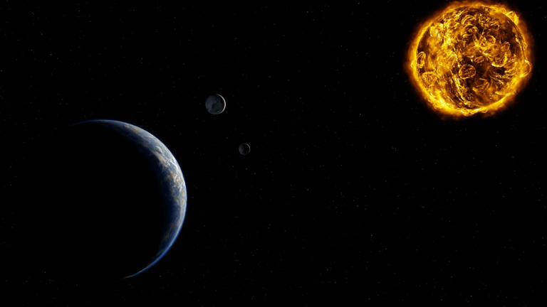 A vanishing planet may hide a habitable moon nearby