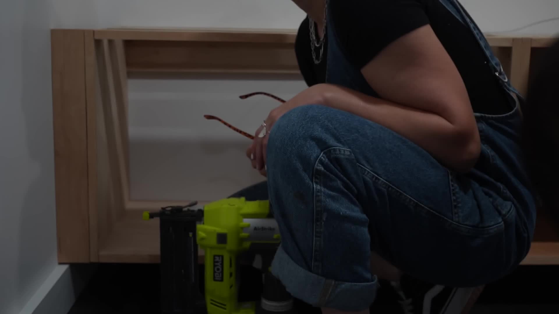 Building a simple DIY shelf that transformed the space