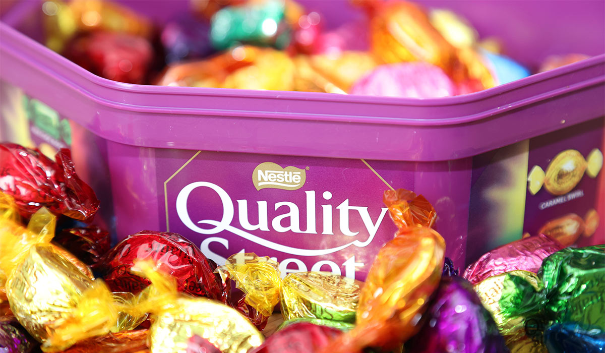 ‘NOT-SO’ Quality Street as tins of Nestlé’s iconic chocs are ...