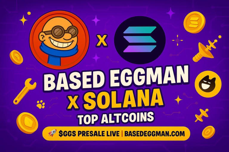 Best Altcoin to Buy: Solana and Based Eggman $GGs Are Best Crypto Presales to Buy Now
