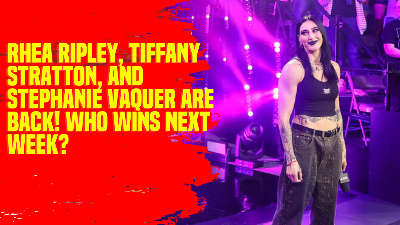 Rhea Ripley, Tiffany Stratton, and Stephanie Vaquer are back! Who wins ...