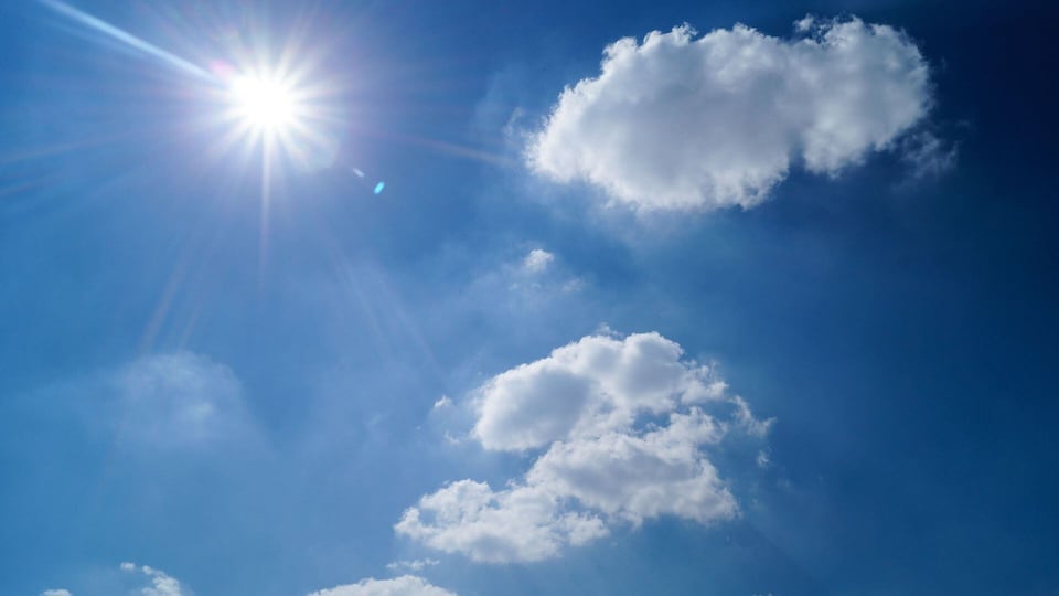 Sunny & warmer, temperatures increasing slightly (9/10/25)