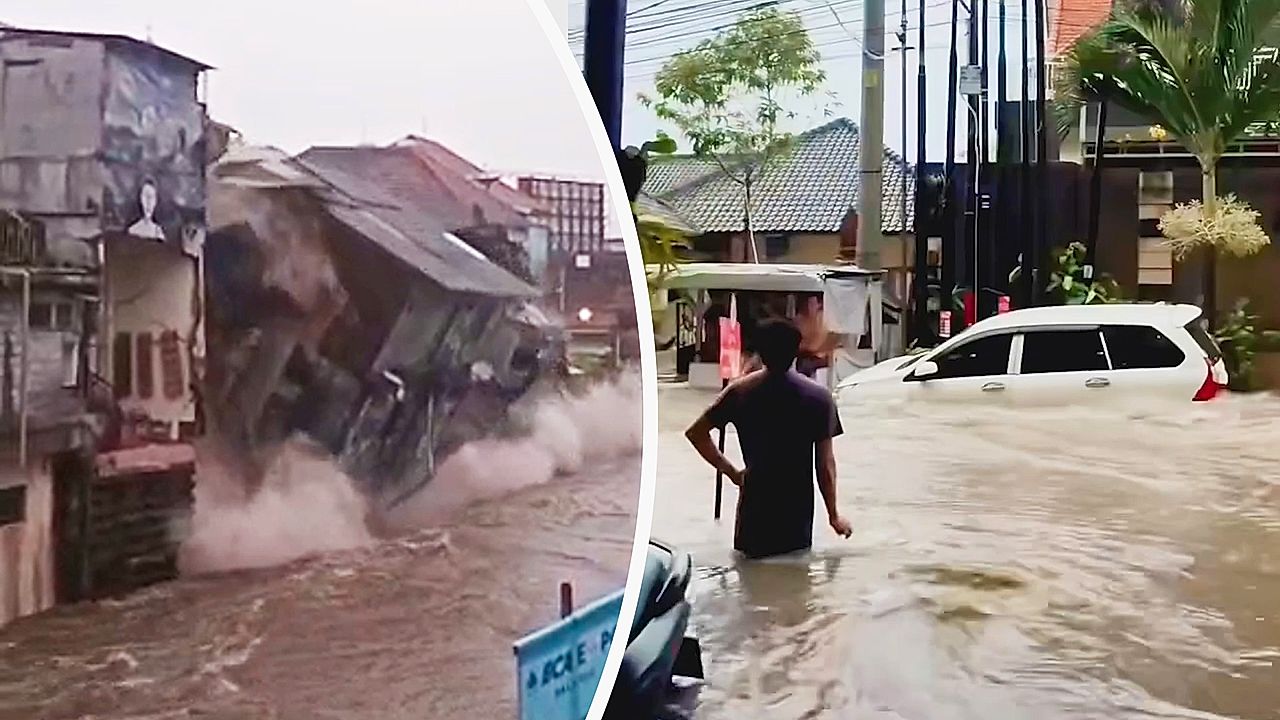 Floods turn deadly as heavy rain inundates vacation resort of Bali