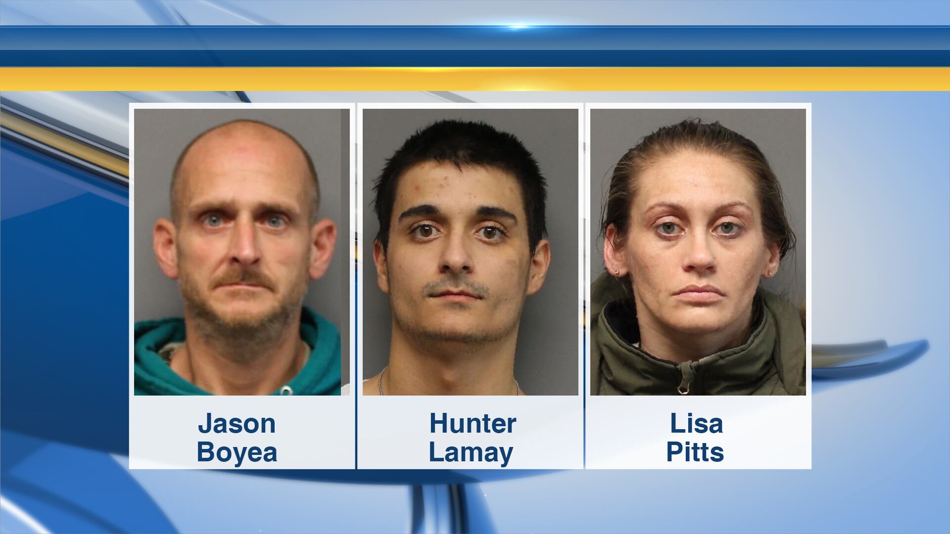Police arrest 3 found hiding in ceiling, under couch in Massena