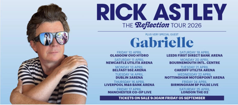 LISTEN: Rick Astley vows he's never gonna give up the hits as tour ...