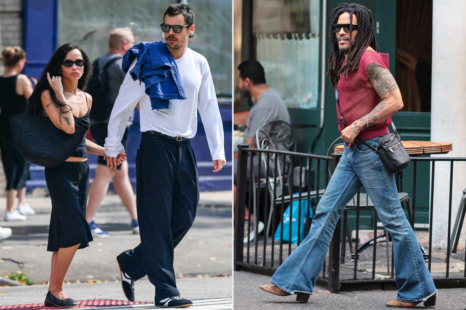 Zoë Kravitz and Harry Styles Meet Up with Her Dad Lenny Kravitz: 'This ...