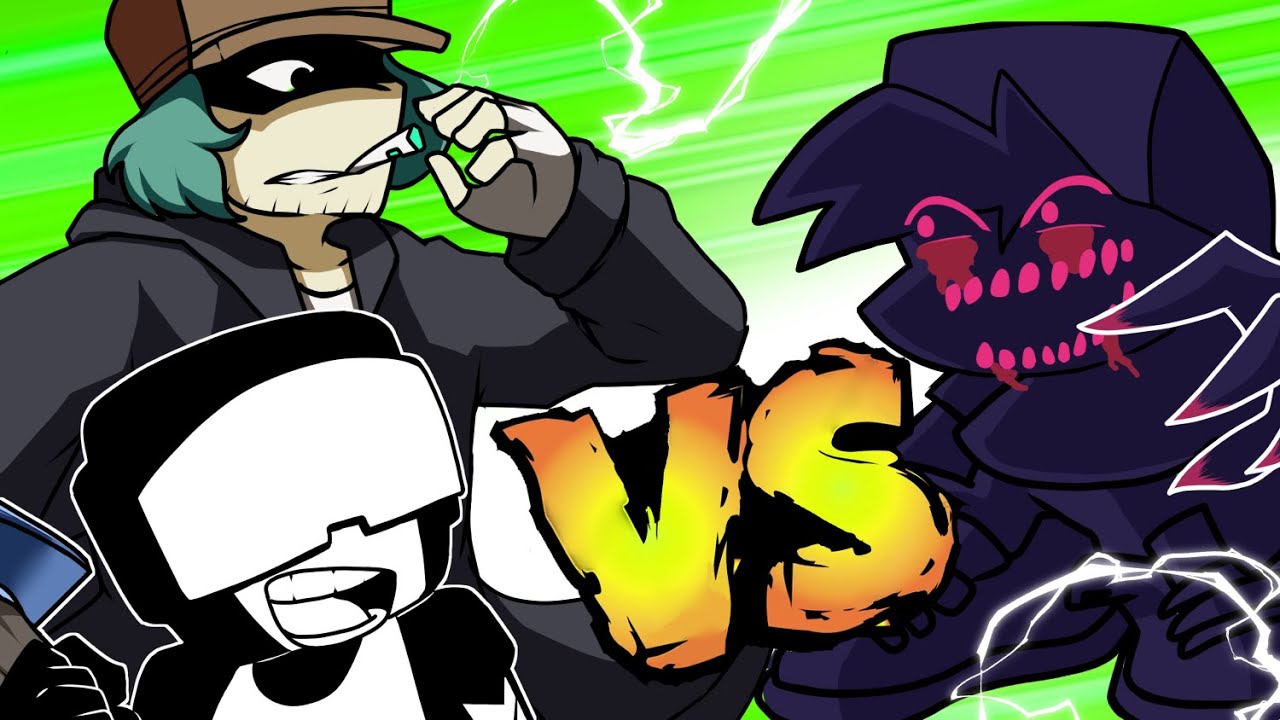 Evil Boyfriend vs Garcello and Tankman Friday Night Funkin Animation in ...