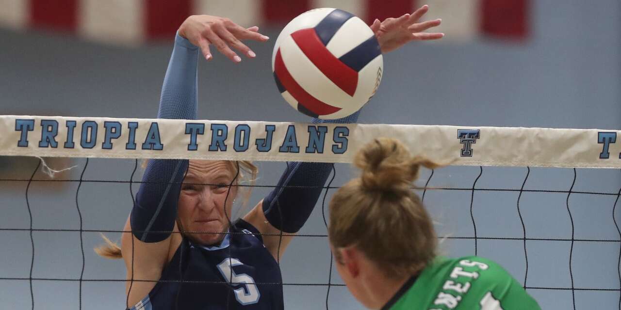 Triopia sweeps Brown County 26-24, 25-14 to rebound from first loss