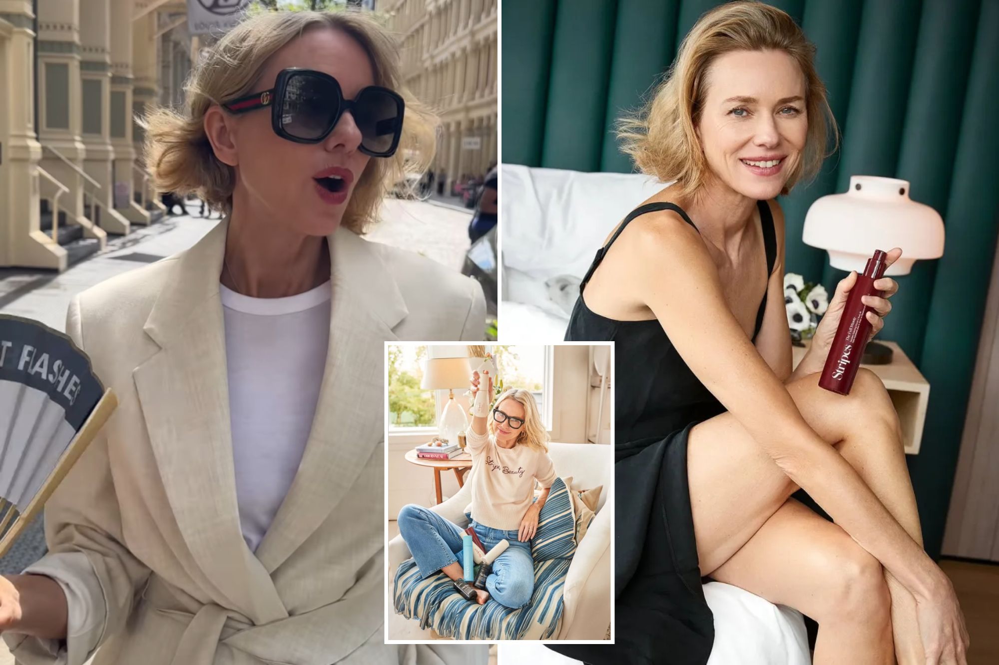 Naomi Watts’ ‘scalp to vag’ skincare brand was inspired by ‘intolerable’ menopause symptom