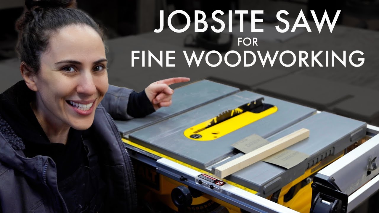 How to use a Jobsite table saw for fine woodworking projects