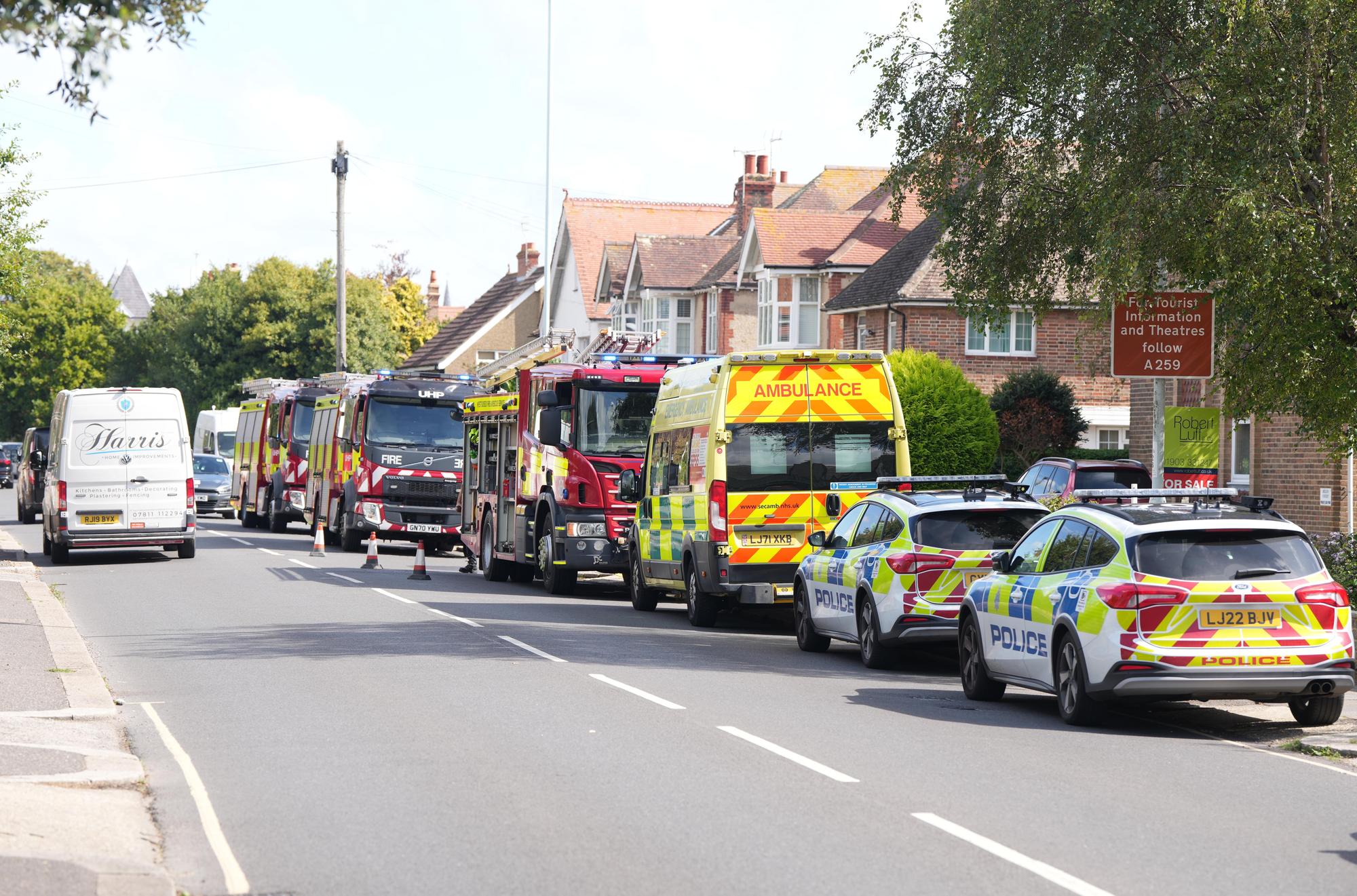 Arson arrest after fire at Worthing home