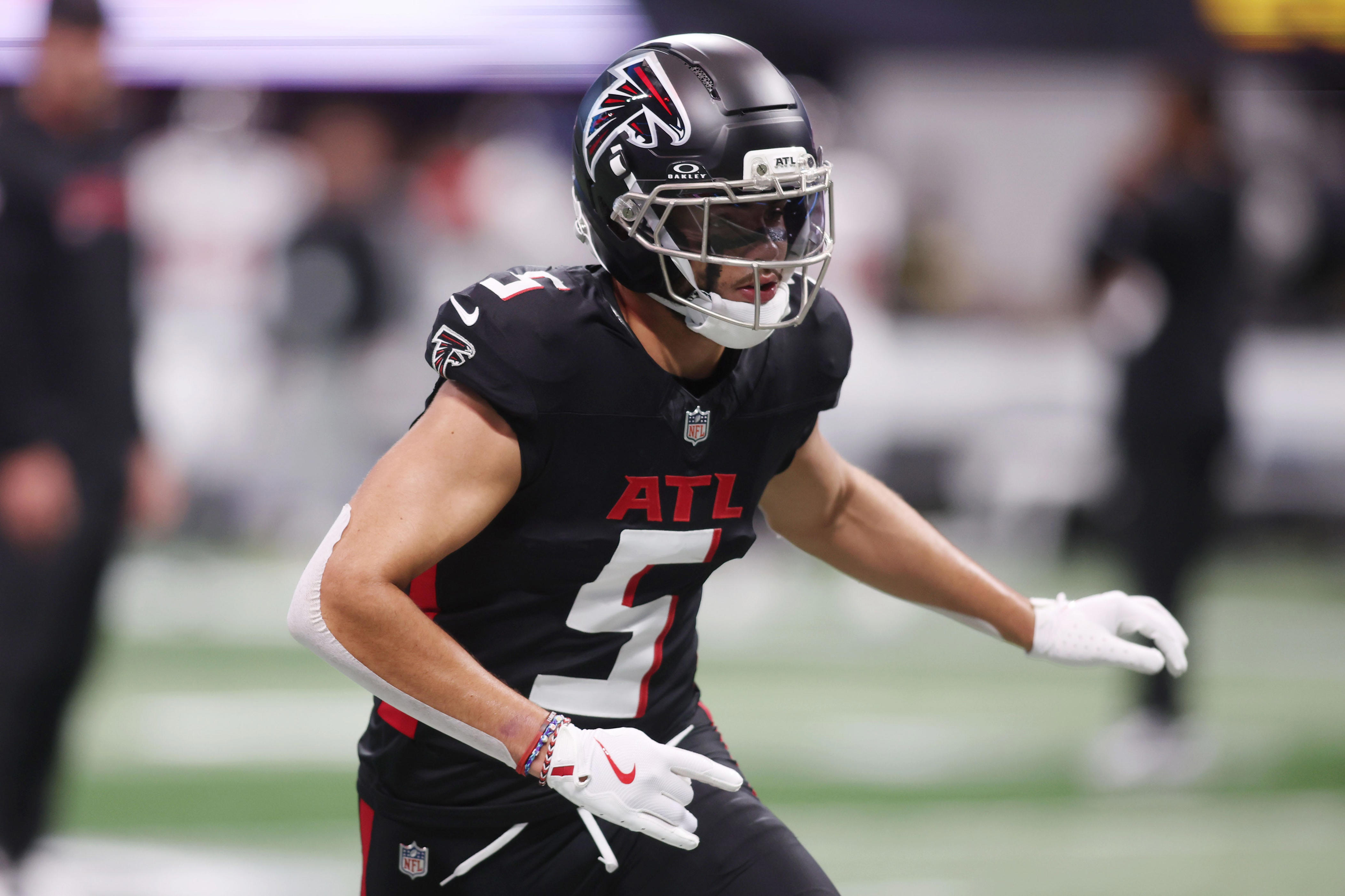 Falcons head coach gives update on Drake London's shoulder injury