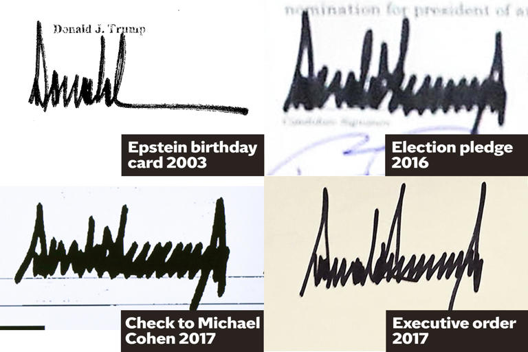 A look at Trump’s signature over the years after president denies ...