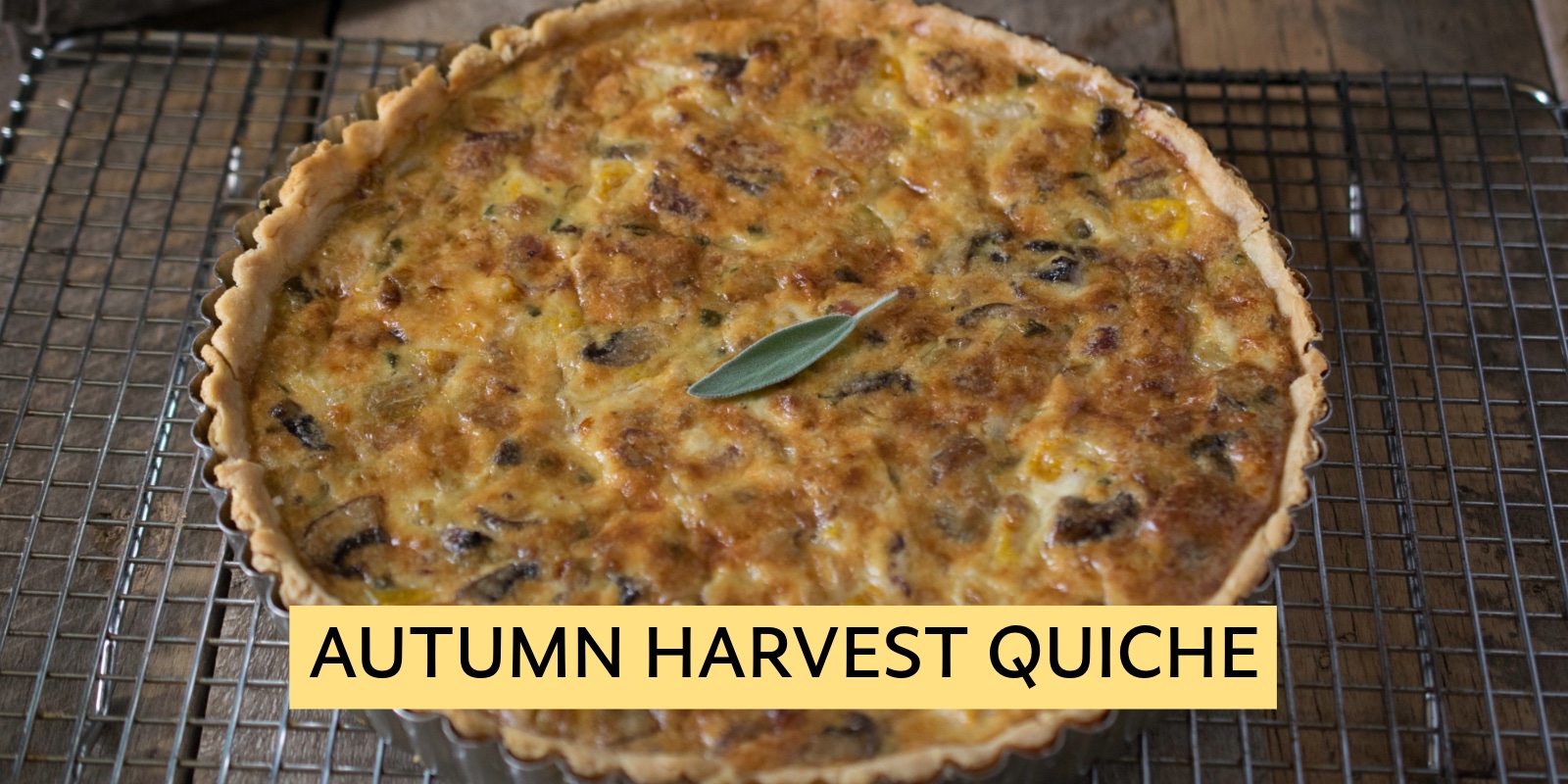Autumn harvest quiche: A slice of fall comfort