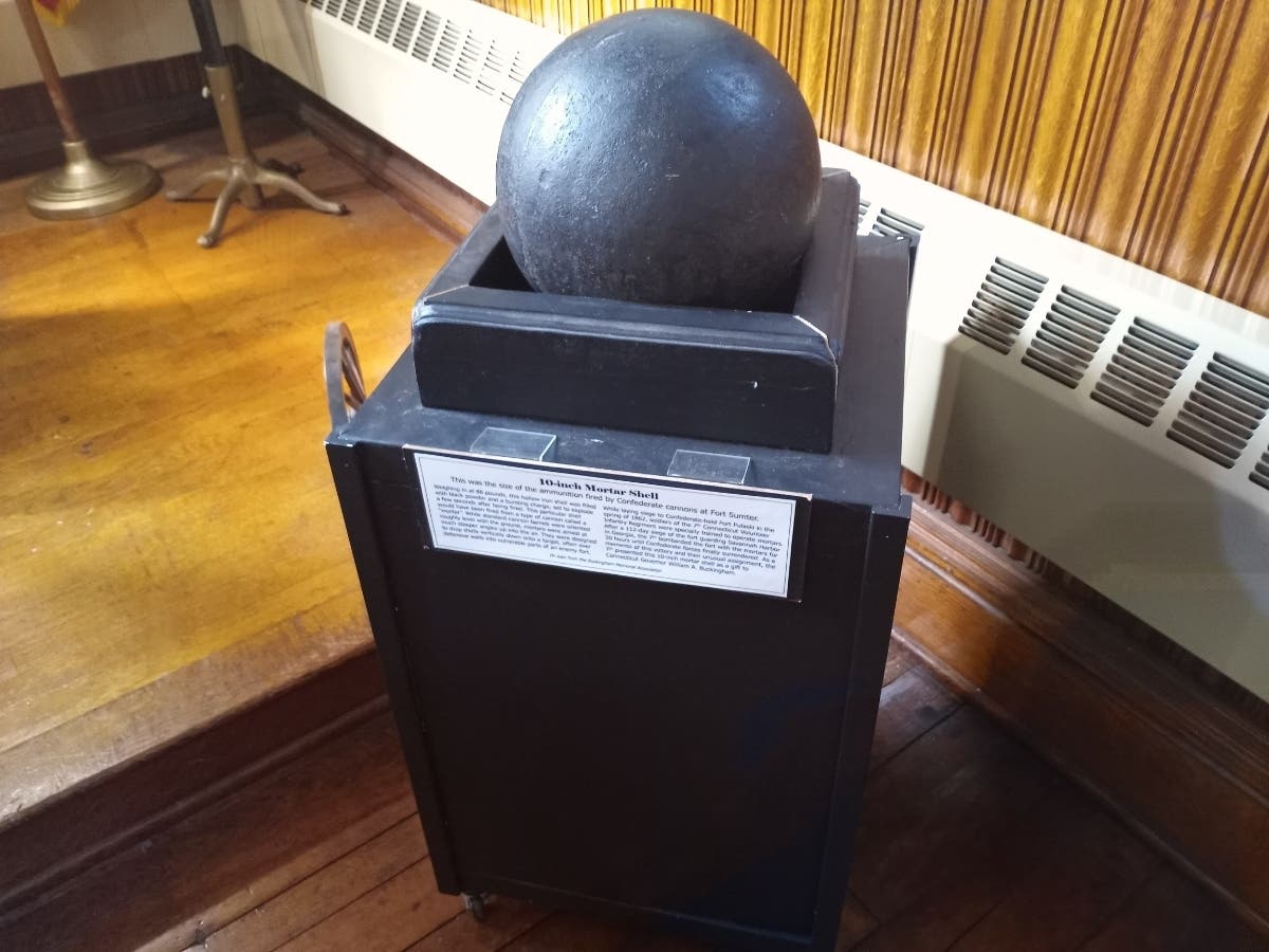 Mortar Shell In Civil War Museum Tells The Tale Of The Unique 7th ...