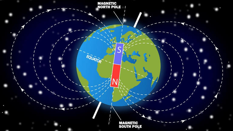 Earth’s magnetic field collapsed 41,000 years ago