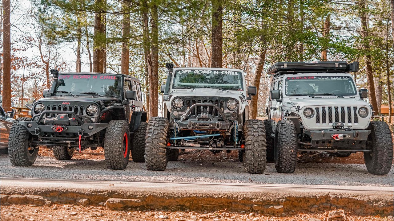 Our 3 Jeep Wranglers and their unique upgrades